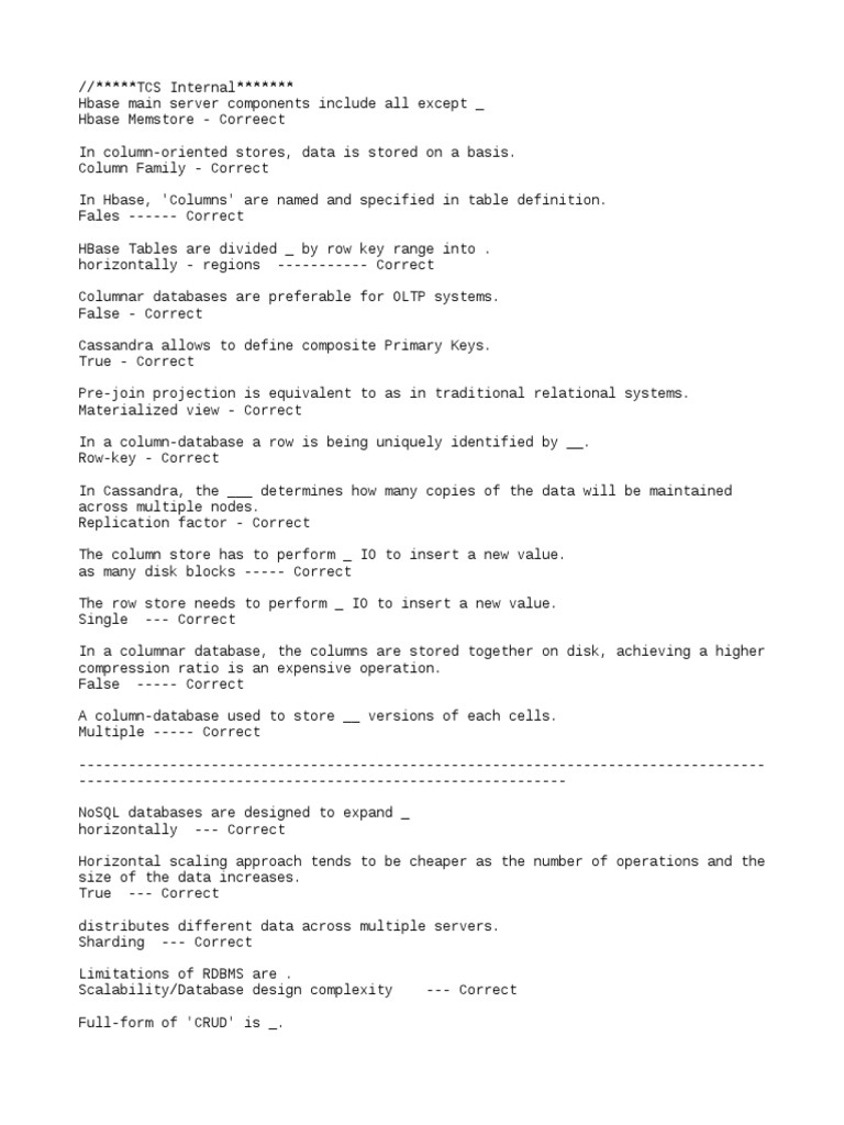 Nosql Database Revolution Qanda Pdf Relational Database No Sql