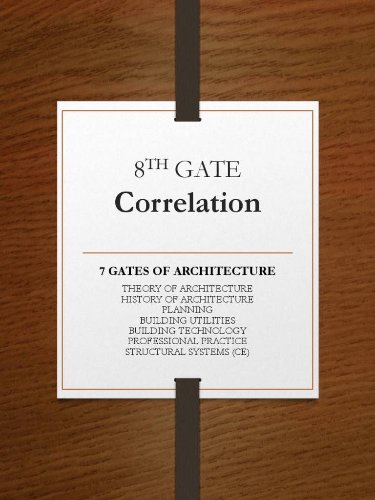 8 Gate: Correlation | PDF