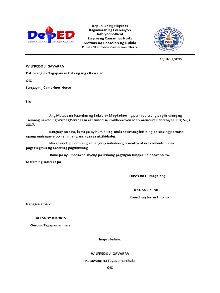 Proposal Buwan NG Wika | PDF