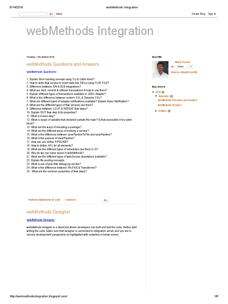 Webmethods Integration: Webmethods Questions and Answers | PDF | Computer Data Storage | Control ...