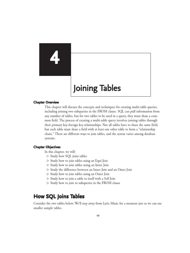 029 6ch04 PDF | Download Free PDF | Sql | Computer Programming