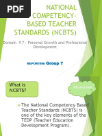 PPST Vs NCBTS | PDF | Teachers | Curriculum