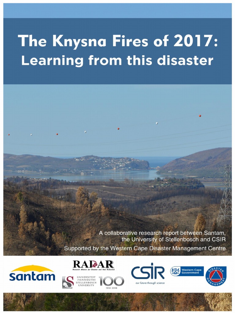 The Knysna Fires of 2017 Learnings From The Disaster | PDF | Wildfire | Climate Resilience