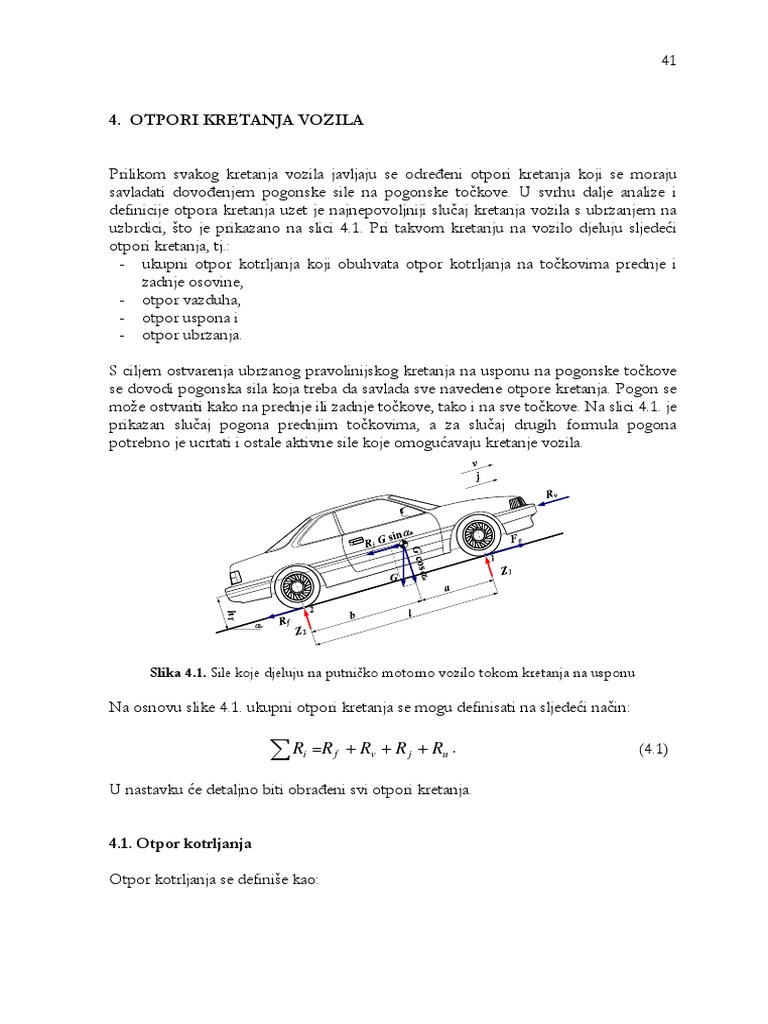 Poglavlje 04 - Otpori Kretanja | PDF