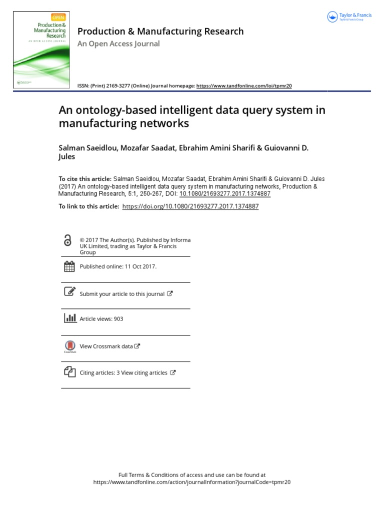An Ontology Based Intelligent Data Query System in Manufacturing ...