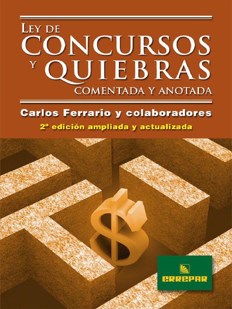 Ley de Concursos y Quiebras Comentada y Anotada PDF | PDF | Sociedad de responsabilidad limitada ...