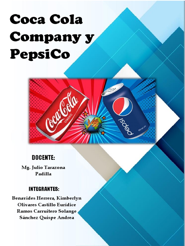 Competencia entre Coca Cola y PepsiCo | PDF | Pepsi | Coca Cola