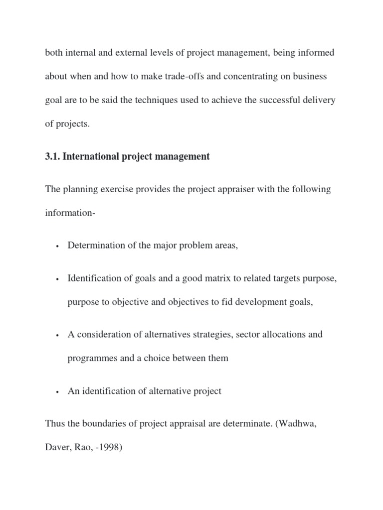 Techniques for Successful Project Management | PDF | Finance & Money ...