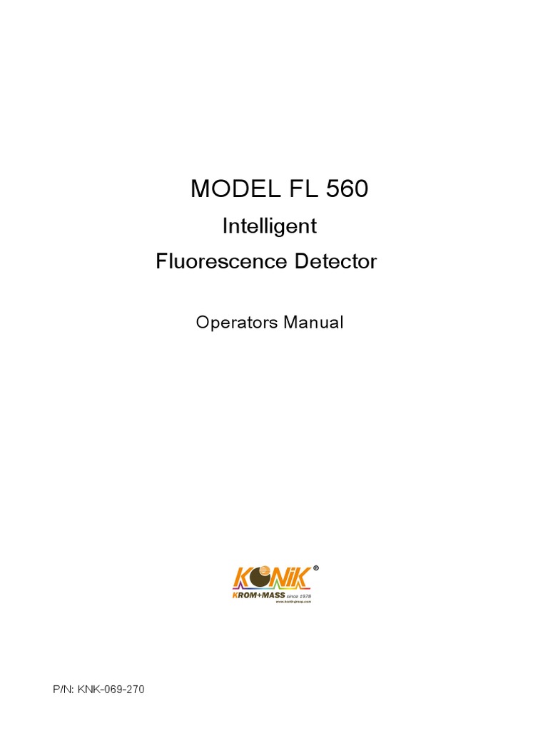 FL-560 - 2025 Operation Manual PDF | PDF | Electromagnetic ...