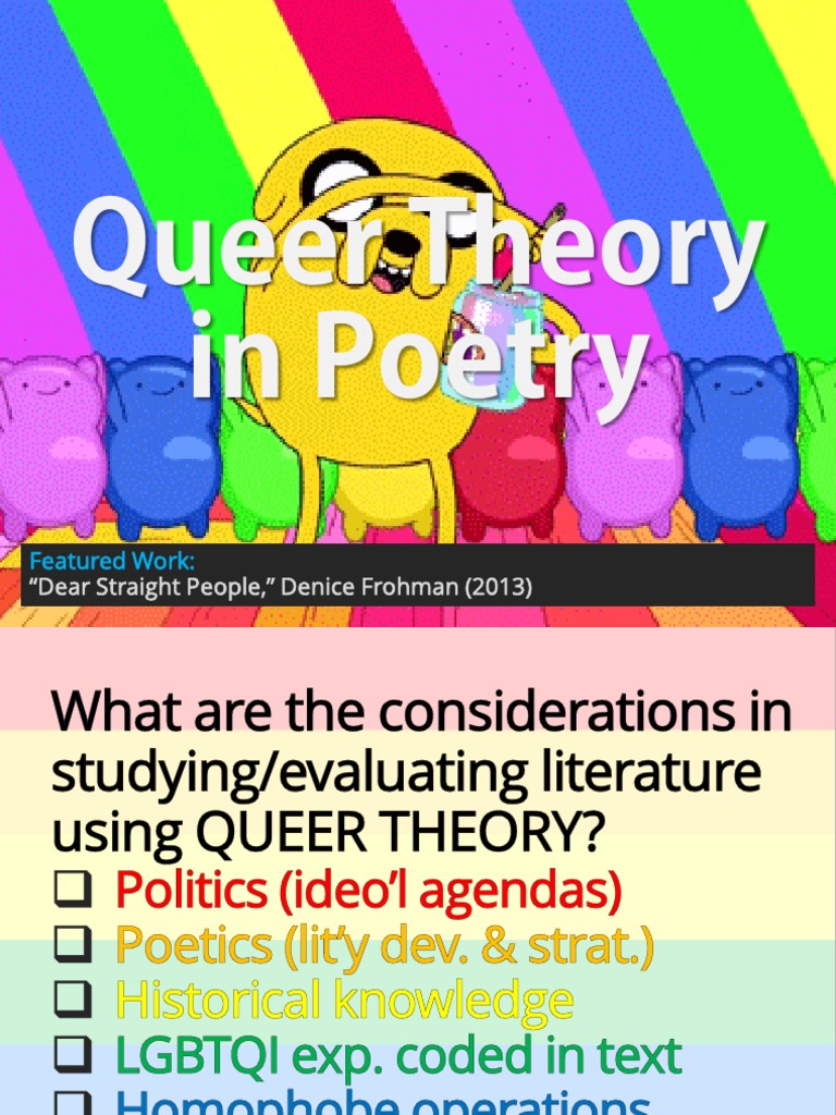 Analyzing "Dear Straight People" | PDF | Poetry