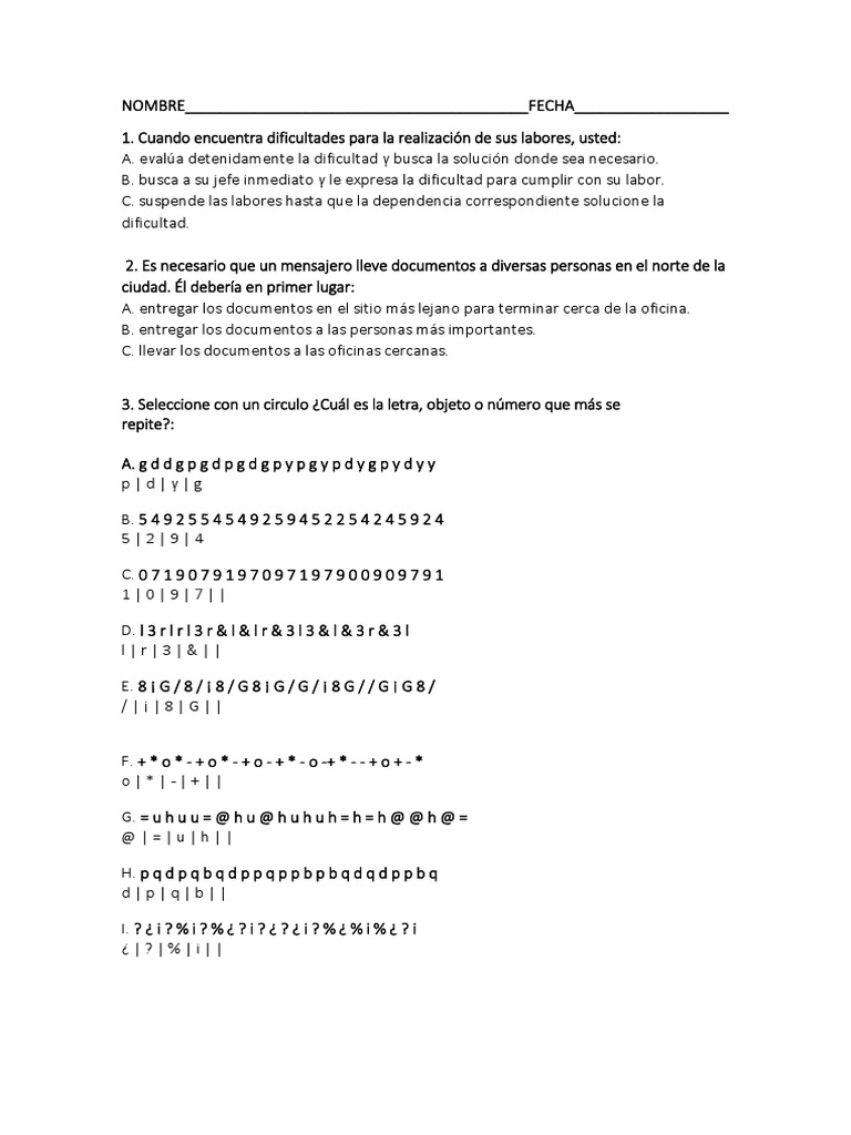 Pruebas Sico | PDF | Violencia | Ocio