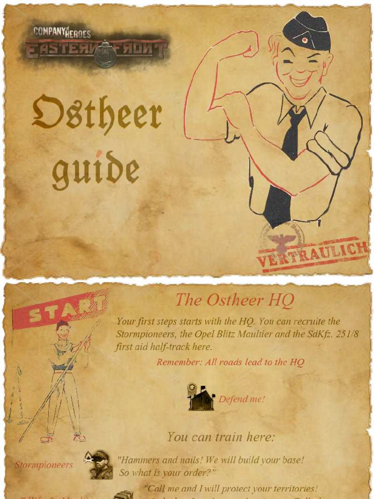 Eastern Front Ostheer Guide | PDF