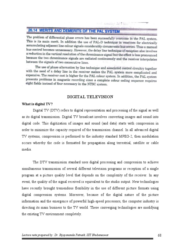 Digital Television: What Is Digital TV? | PDF | Digital Television ...