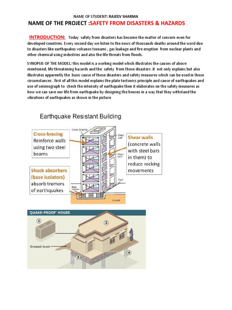 Disaster Safety Model and Solutions | PDF