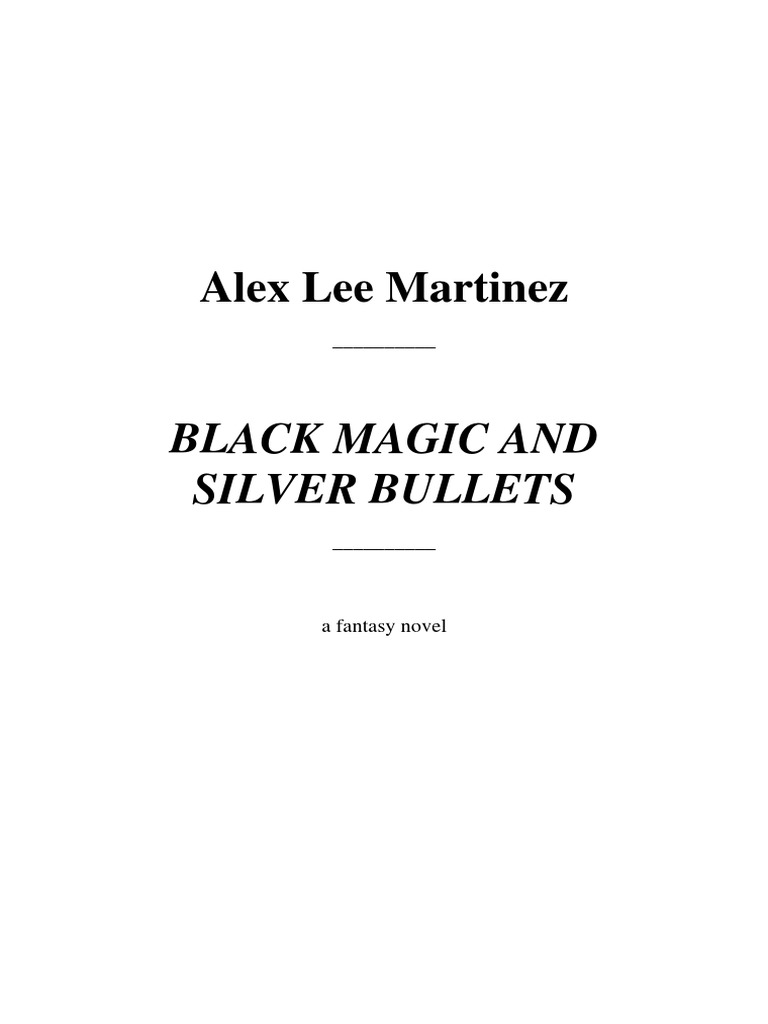 Black Magic and Silver Bullets | PDF | Strip Club | Nature
