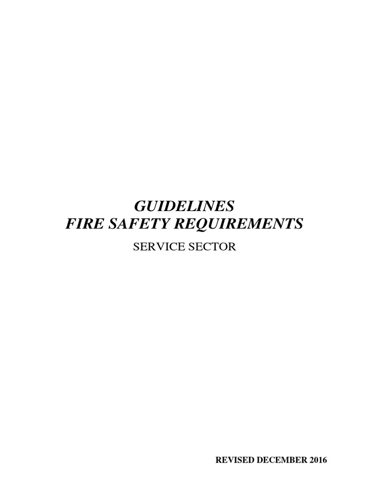 Fire Regulation Service Sector | PDF | Stairs | Fire Safety