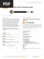 Dekoron Cable Product Specification Sheet | PDF | Wire | Electric Power