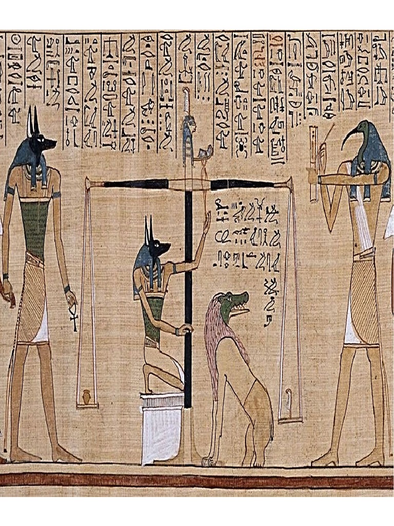 El Pesado Del Corazón en El Papiro de Hunefer | PDF