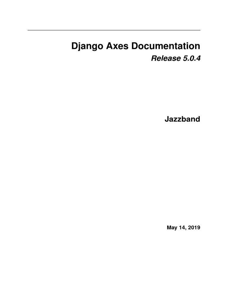 Django Axes | PDF | Cache (Computing) | Login