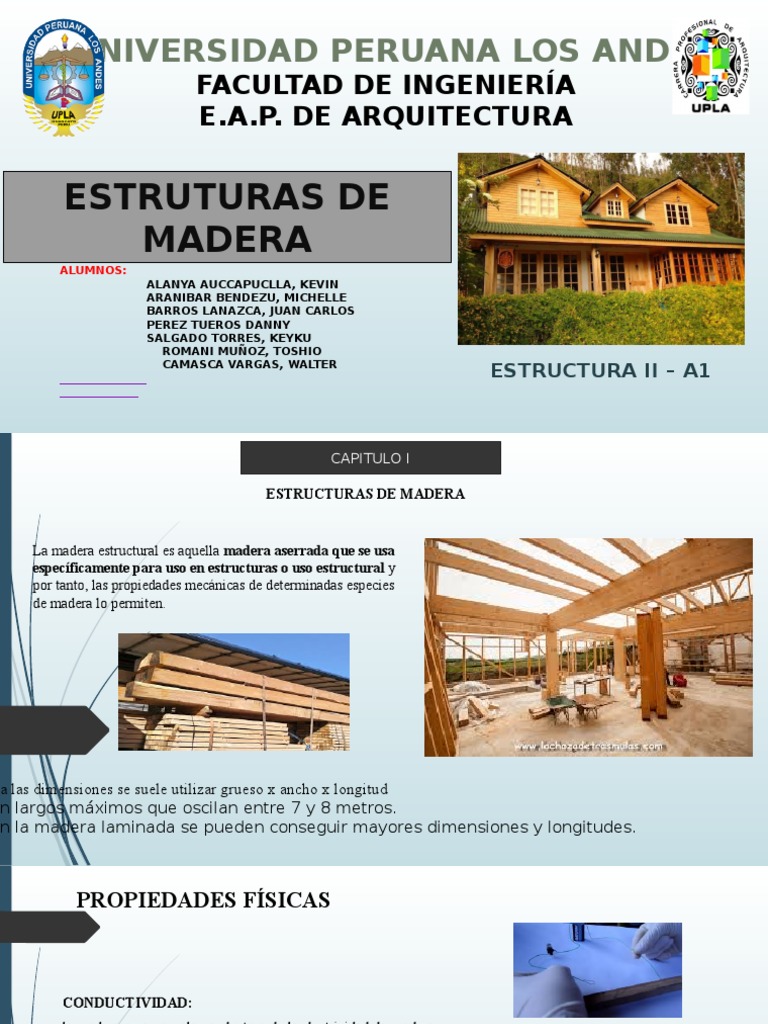 Expo de Estructuras Final 6TO | PDF | Madera | Fundación (Ingeniería)