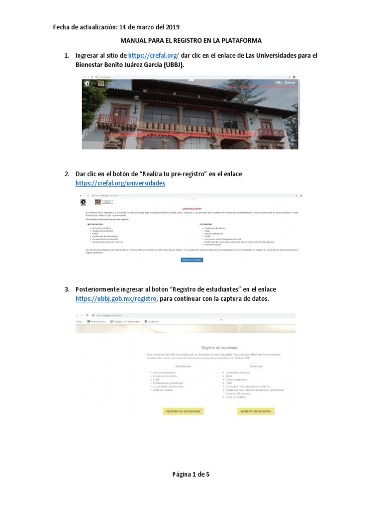 Manual Registro Aspirante UBBJ | PDF | Point and Click | Informática