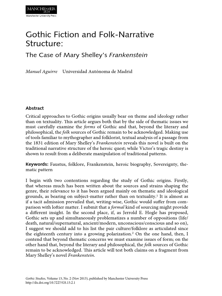 The Case Frankenstein | PDF | Gothic Fiction | Faust