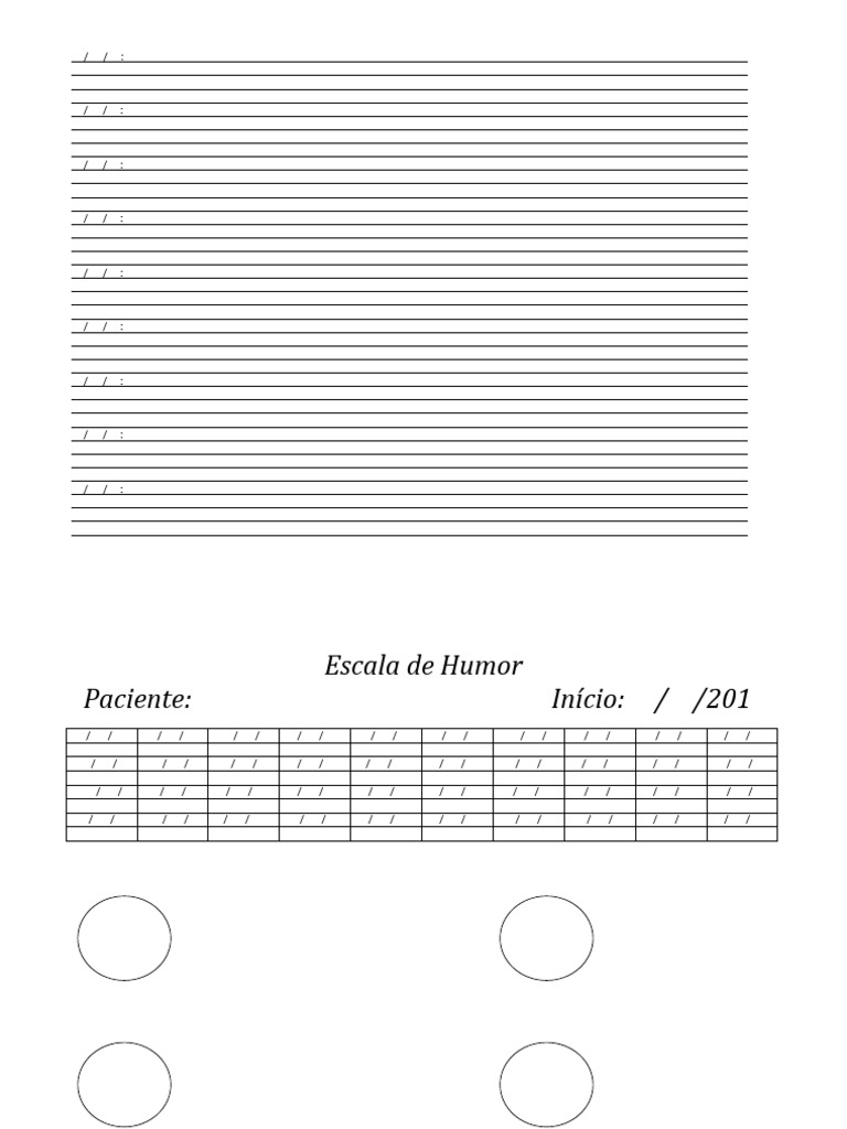 Escala de Humor | PDF | Bem-estar | Médico