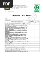 Jackhammer Inspection Checklist | PDF