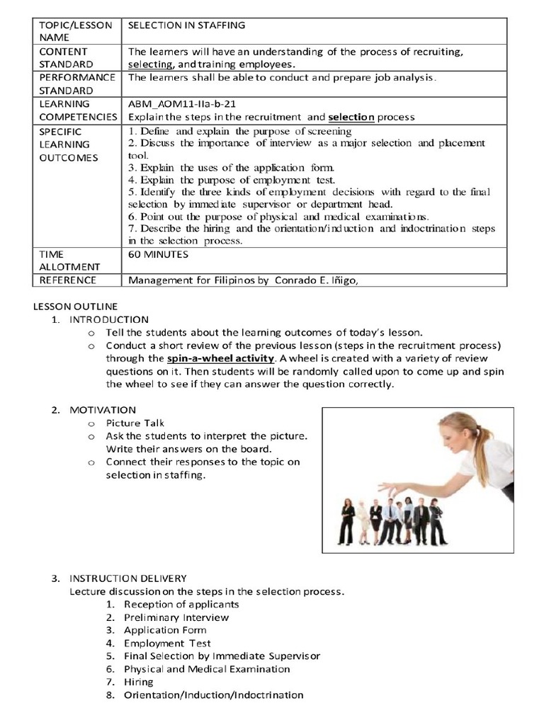 Lesson Plan Senior High School Grade 11 Deped | PDF