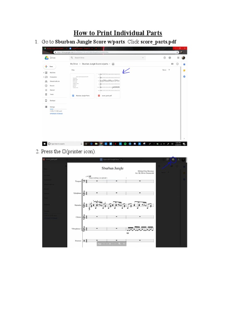 How To Print Individual Parts | PDF
