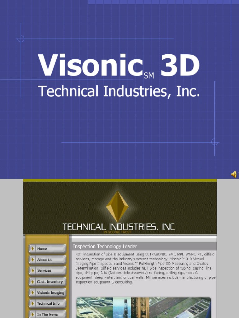 Visonic 3D: Technical Industries, Inc | PDF