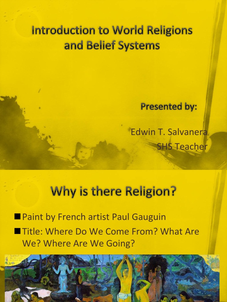 Understanding the Purpose of Religion | PDF | Conscience | Faith