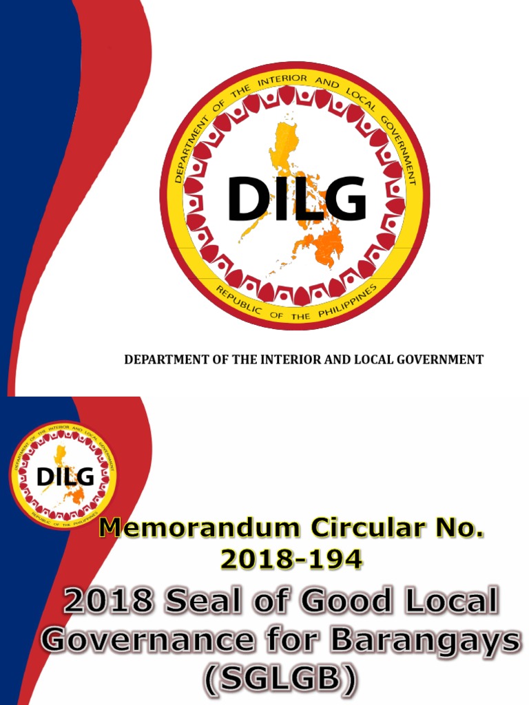 Guidelines for the Implementation of the 2018 Seal of Good Local ...