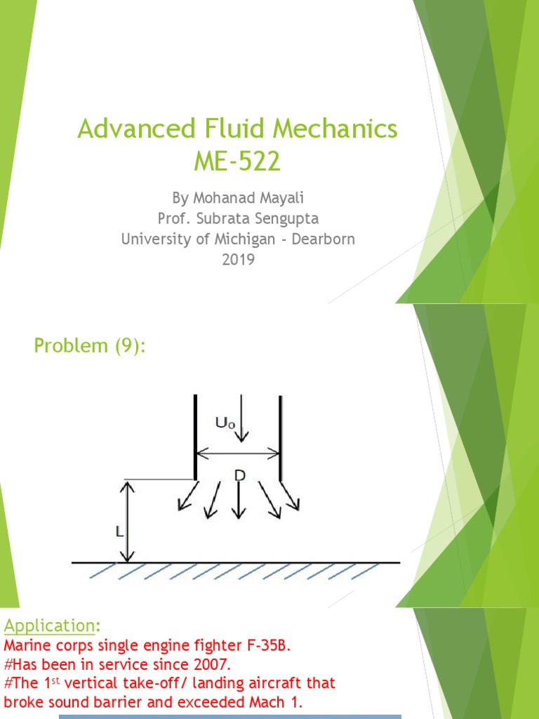 Ansys Fluent Project in Advanced Fluid Mechanics | PDF | Fluid ...