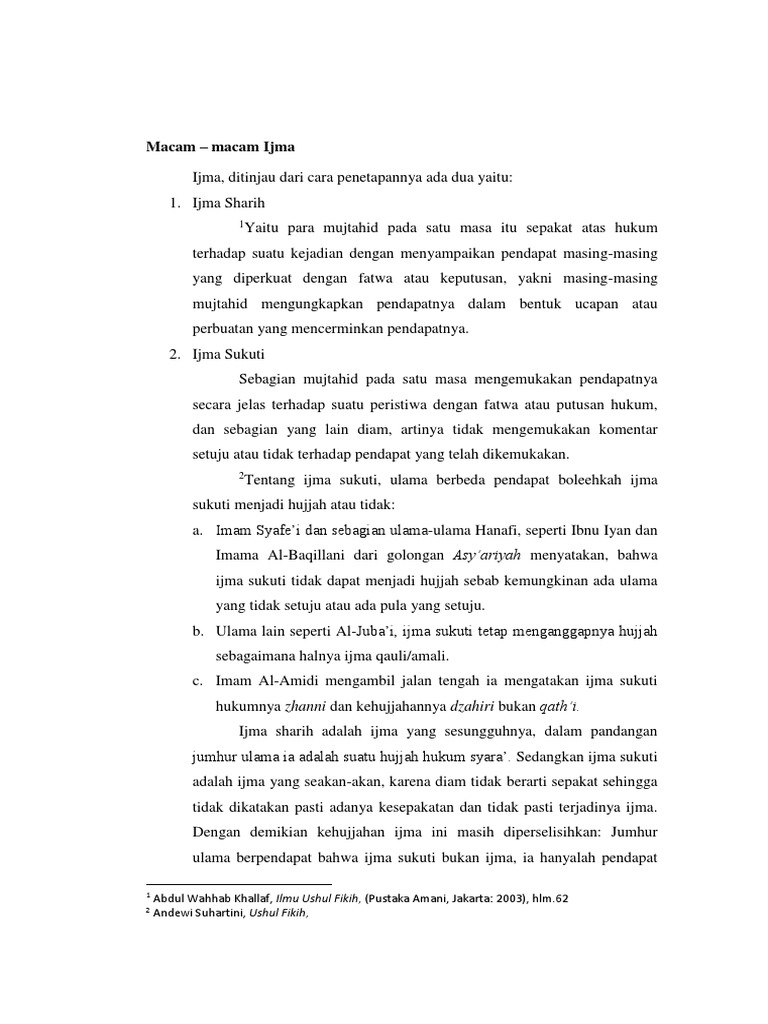 Macam Macam Ijma | PDF