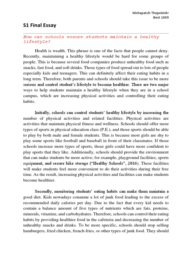 Argumentative Essay - Best 1009 | PDF | Management Of Obesity | Dieting
