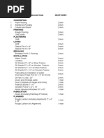 NAHB Standard Cost Codes and Variance Codes | PDF | Flooring | Door