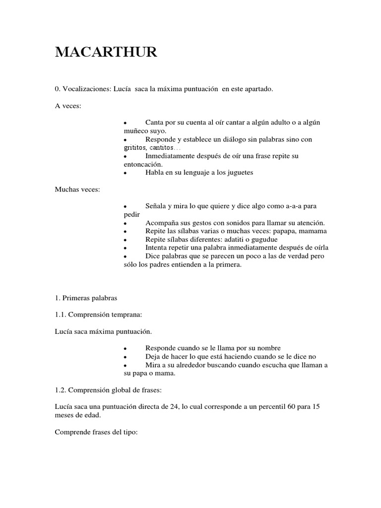 MACARTHUR Plantilla | PDF