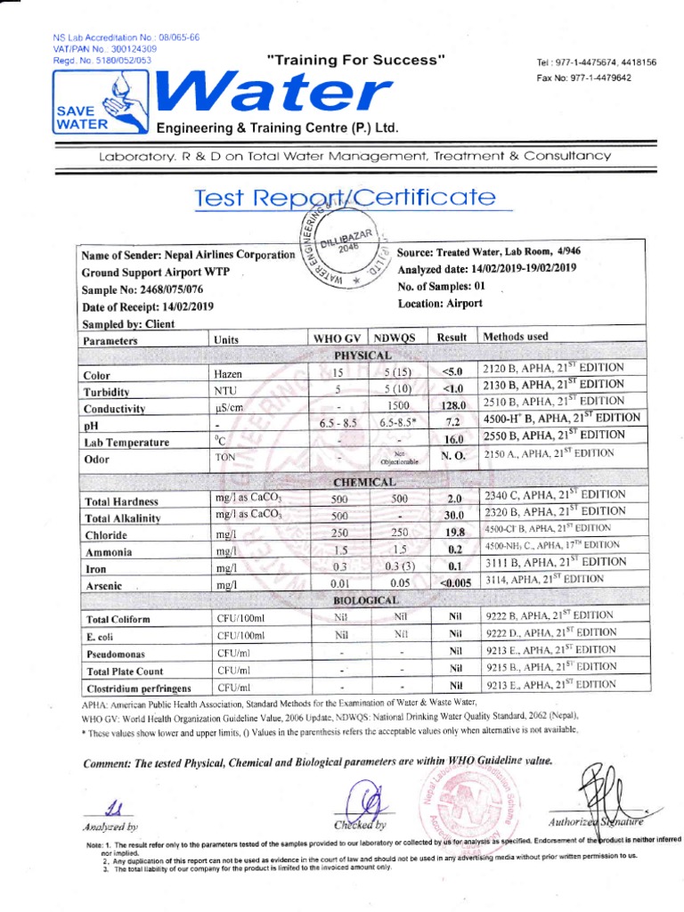 Page 1 | PDF | Drinking Water | Water Management