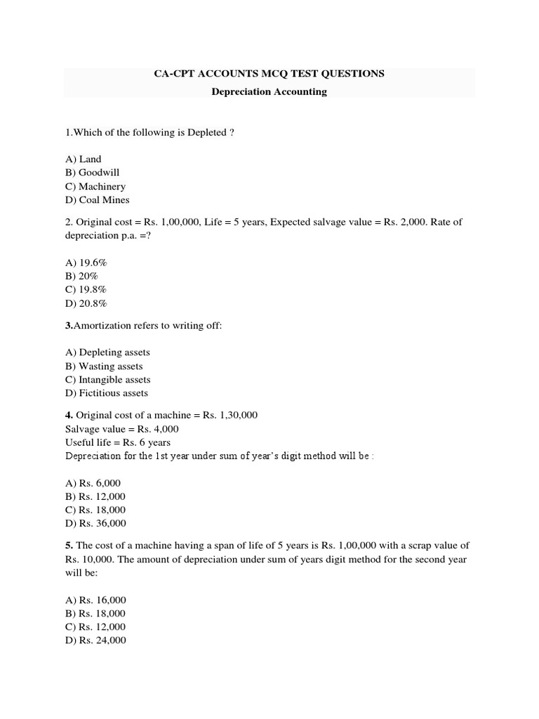 Depreciation Accounting | PDF | Depreciation | Financial Economics