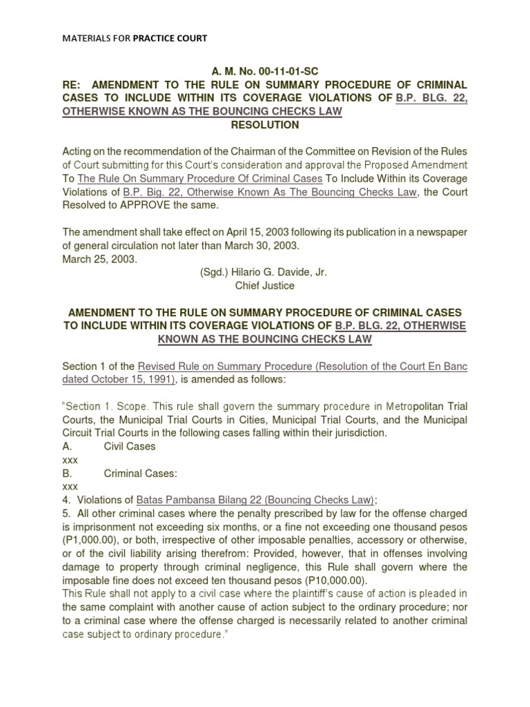 Revised Rules On Summary Procedure and Judicial Affidavit Rule | PDF | Pleading | Complaint