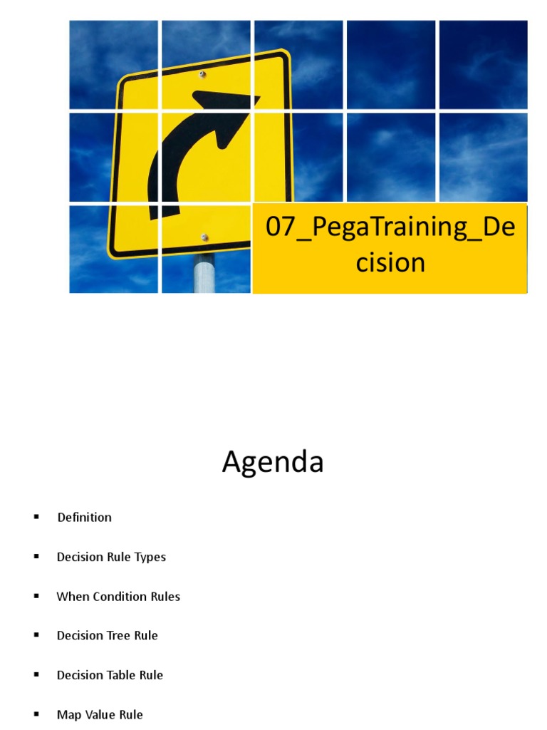 Decision Rules - Pega System | PDF | Map | Boolean Data Type