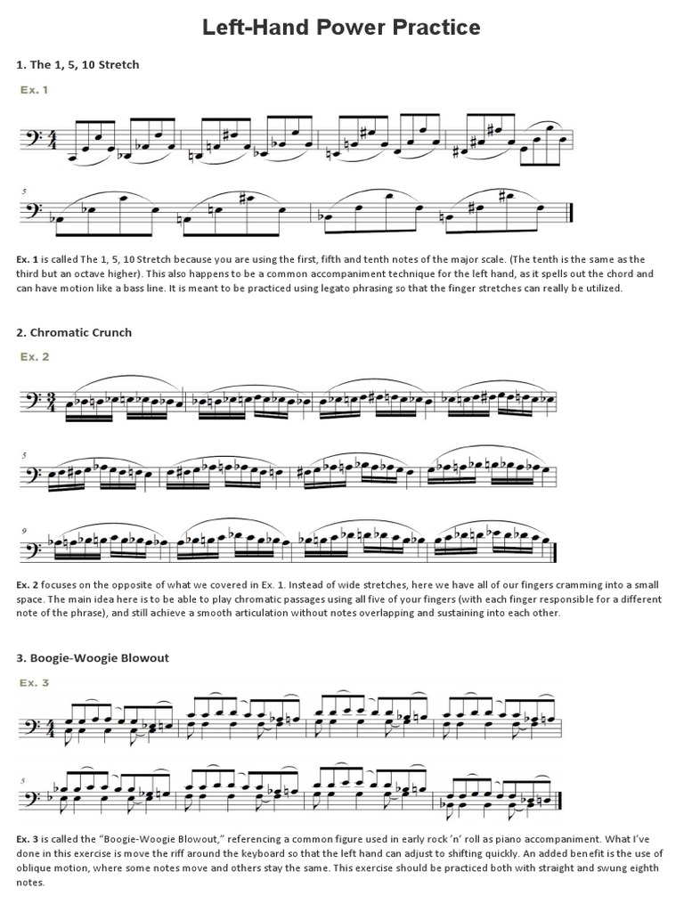 Techniques For Left Hand | PDF