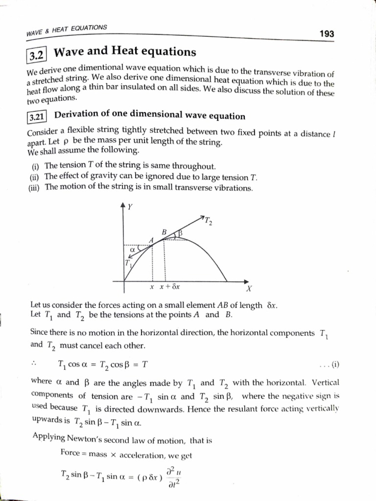 Heat Equation Derivation