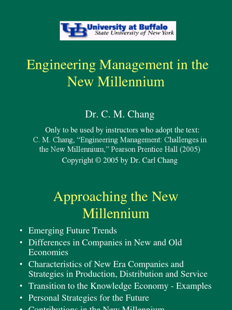 10 - Engineering Management in The New Millennium | PDF | Strategic Management | Supply Chain
