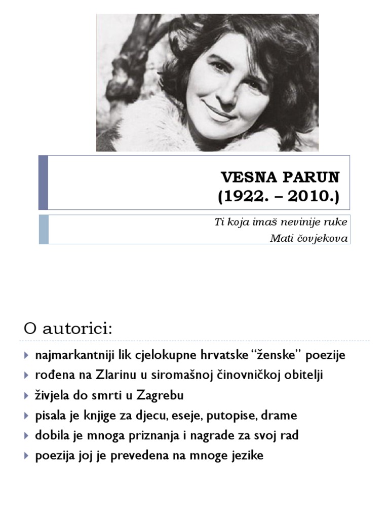 Vesna Parun | PDF