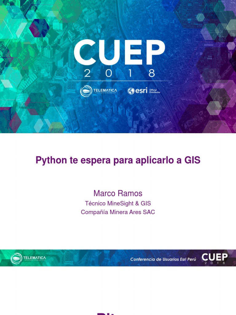Python para GIS: Soluciones Prácticas | PDF | Métodos y materiales de ...