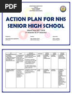 Shs Action Plan | PDF | Teachers | Learning