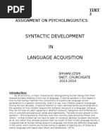 How Children Learn Language | PDF | Language Acquisition | Reading ...