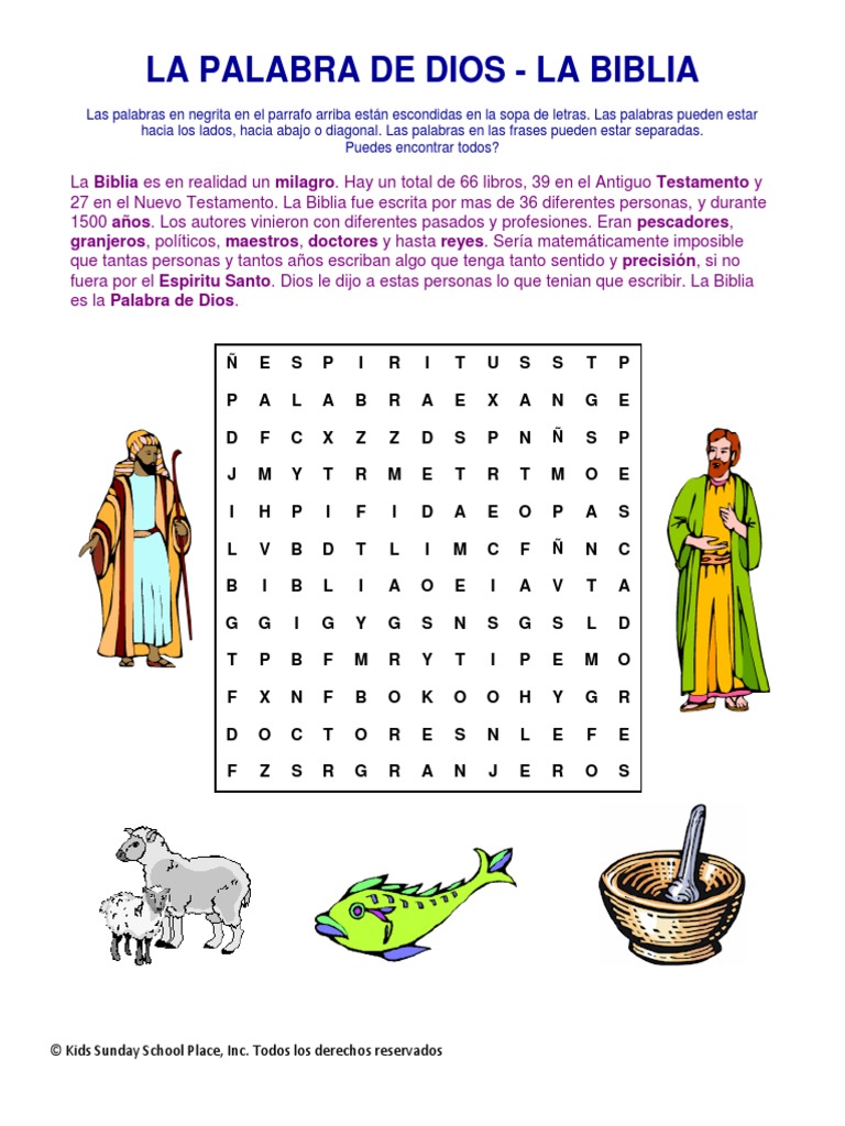 Sopa Letras Biblia | PDF